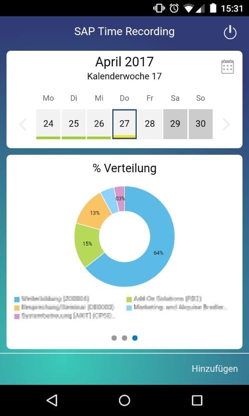 Die neue SAP Time Recording App von SAP Business ByDesign für iOS und ...