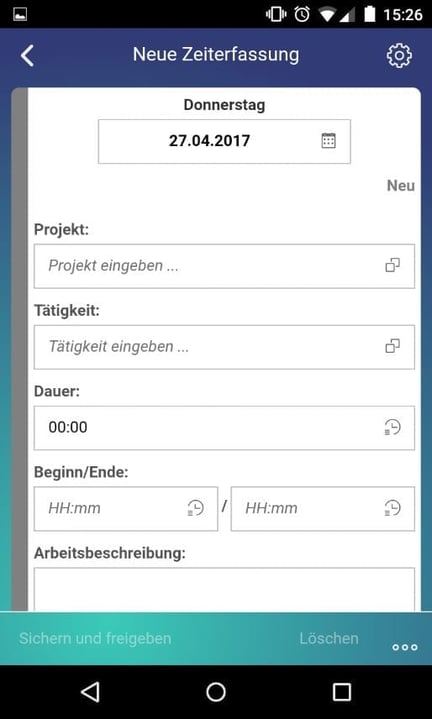 Die neue SAP Time Recording App von SAP Business ByDesign für iOS und ...